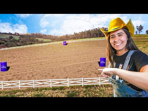 ESSA É A NOSSA NOVA PISTA DE CAVALOS