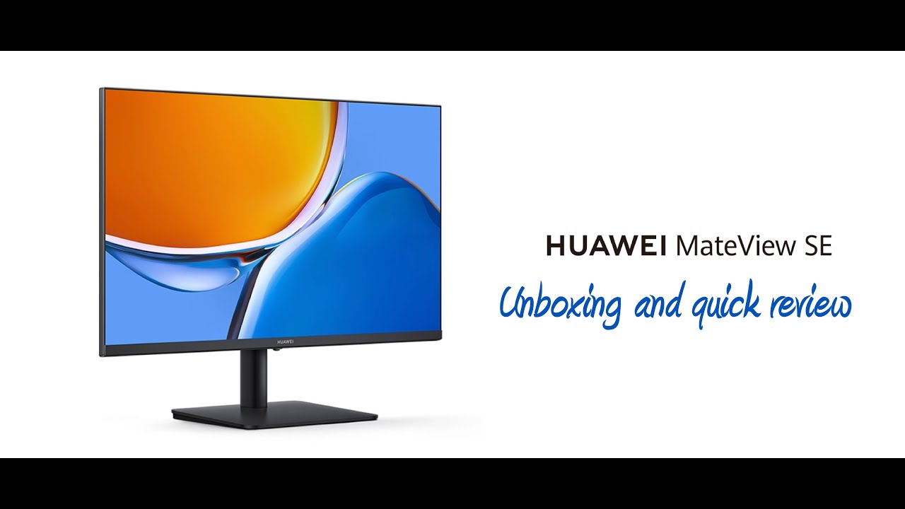 Huawei MateView SE Standard Edition - YouTube