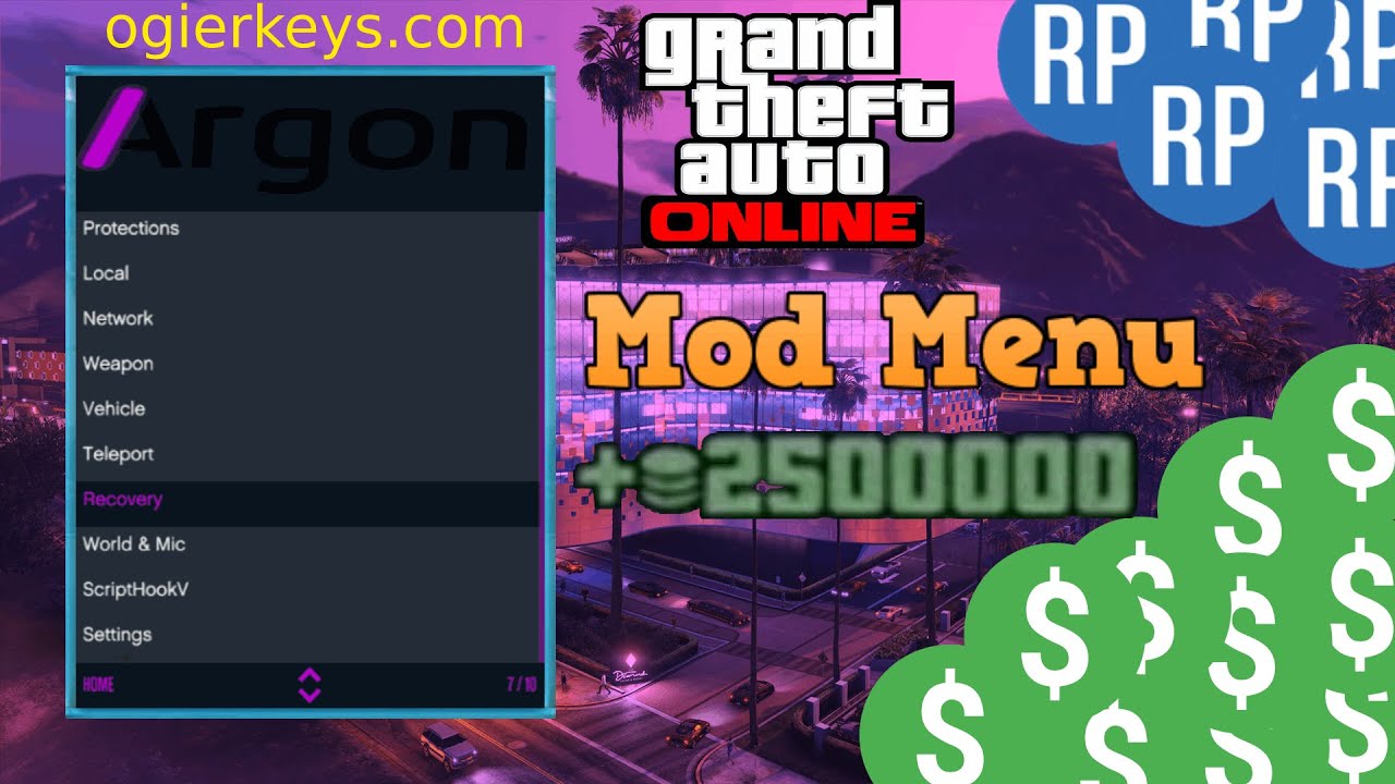 Argon Mod Menu | Showcase | PAID MOD MENU GTA V ONLINE | *UNDETECTED ...