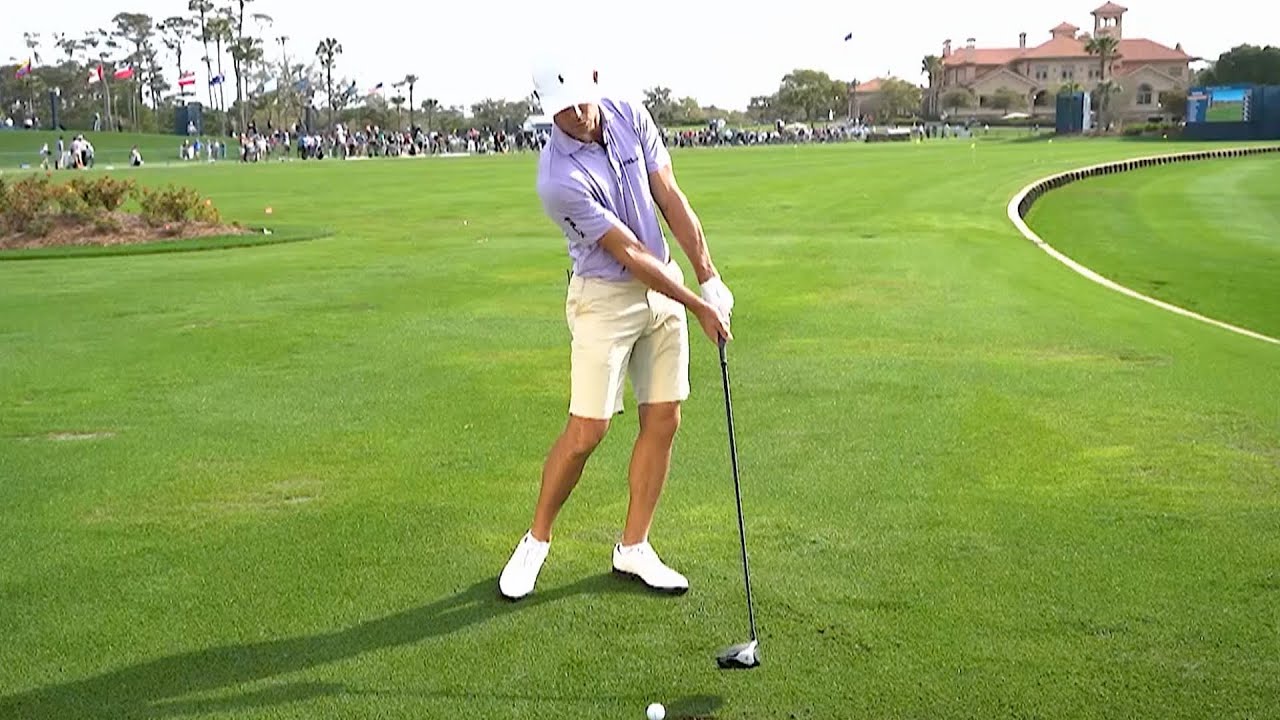 Billy Horschel shows how to maximize pre-round driver swings - YouTube