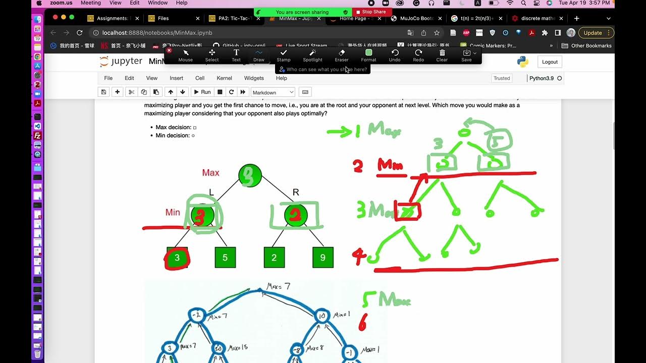 Section5: Minmax of a Tic-Tac-Toe Game, CSE 30 Programming Abstractions: Python[Spring 2022 ...