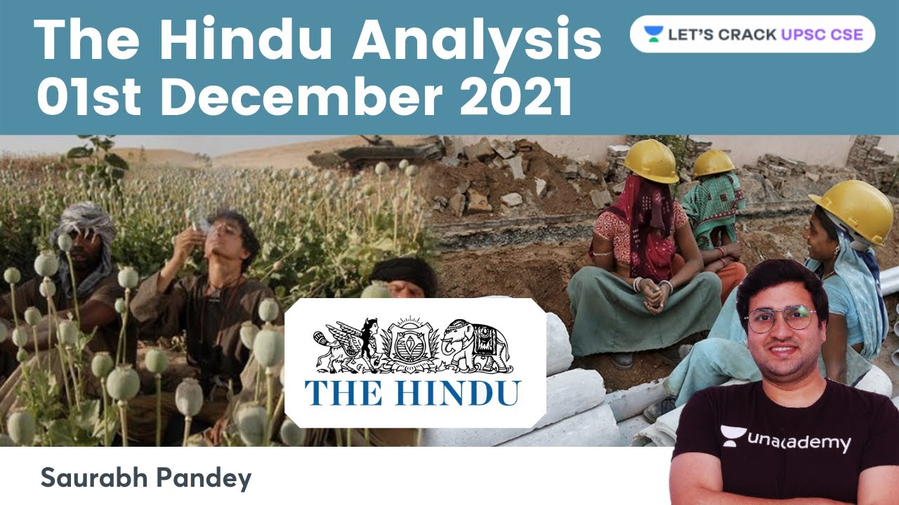 The Hindu Newspaper Editorial Analysis 01st Dec 2021 | Current Affairs ...