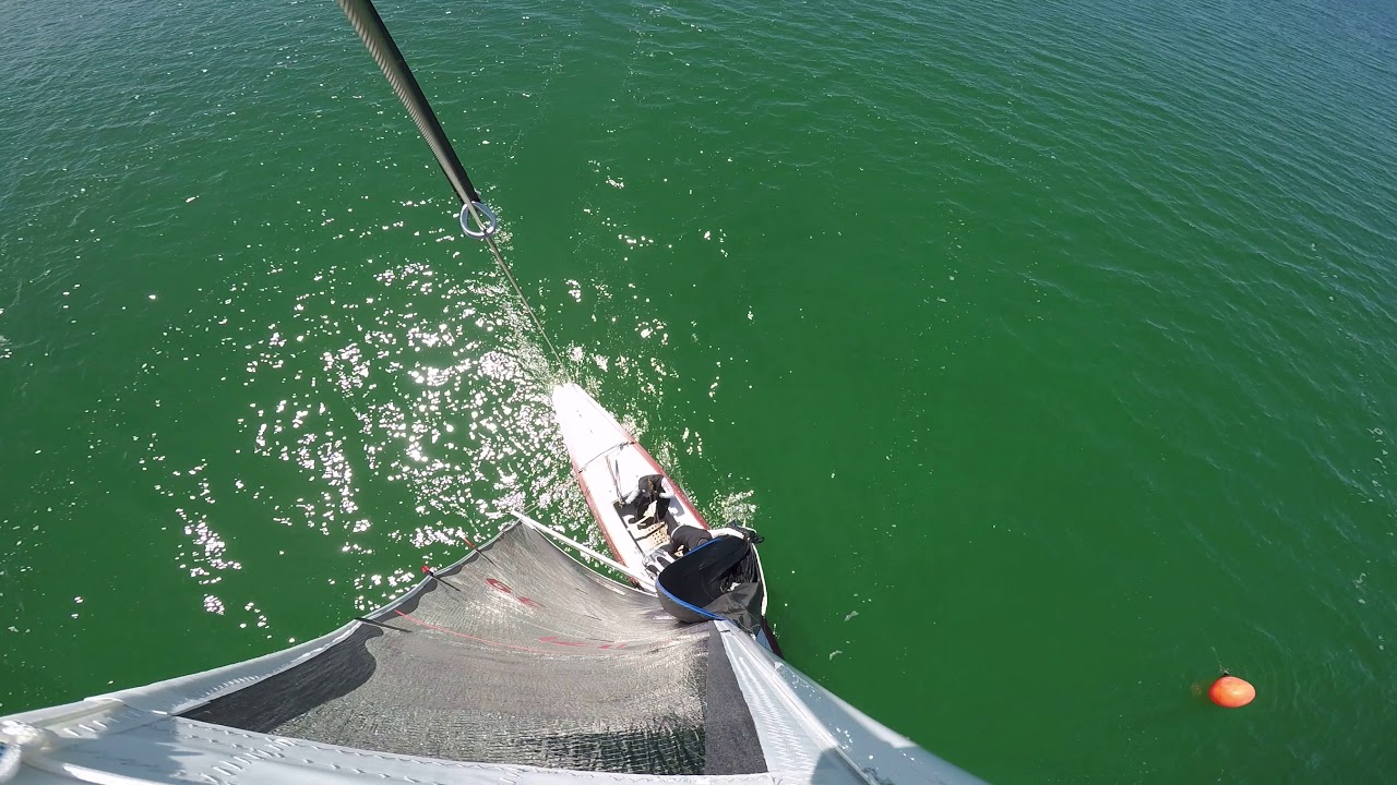 39 Mast Cam Upwind Race 1 - Second leg - June 15th 2019 - YouTube