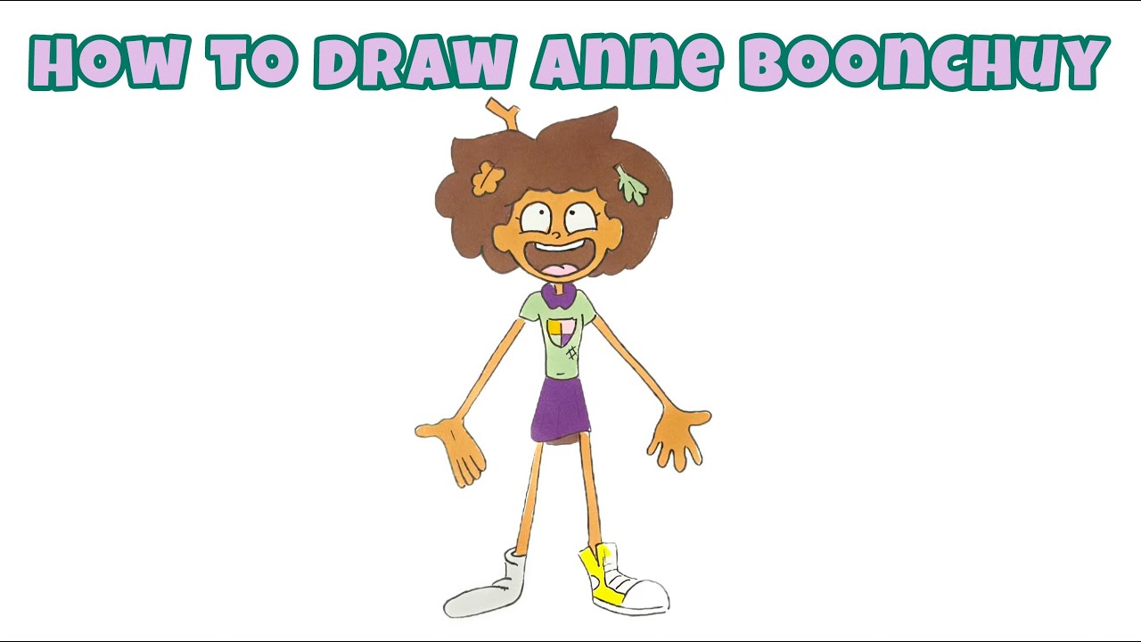 How to Draw Anne Savisa Boonchuy – 13-Year-Old Thai-American Human Girl ...