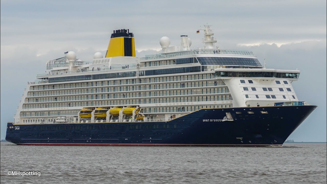 SPIRIT OF DISCOVERY | first sea trial - amazing first sailing | 4K ...