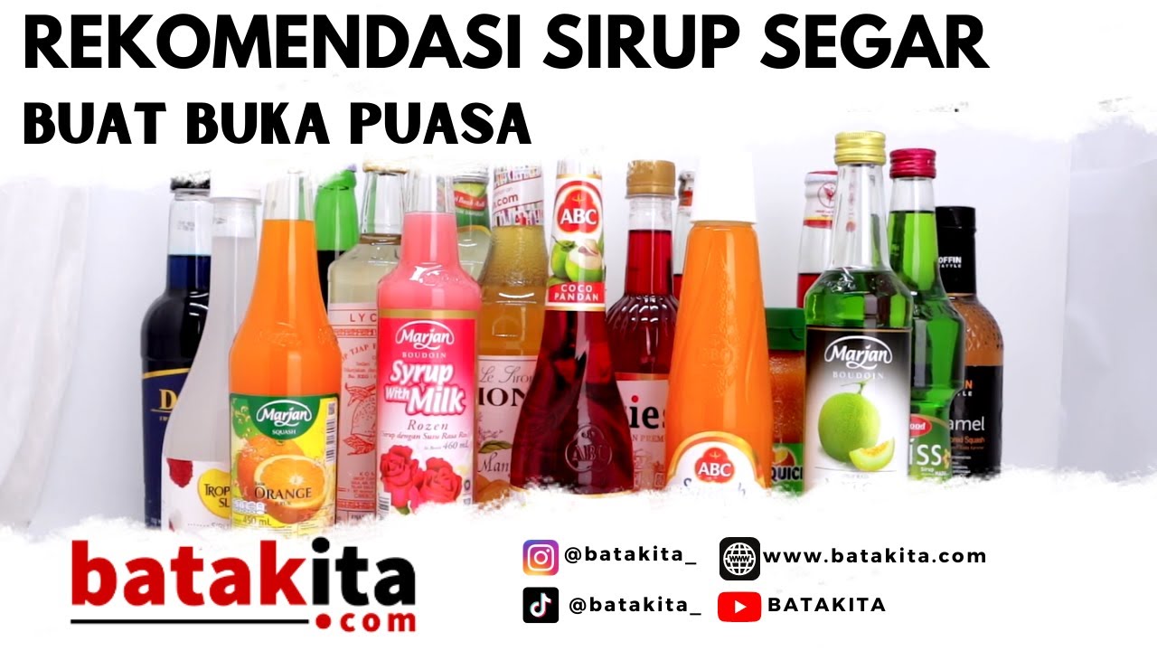 5 Sirup Ini Paling Dicari Saat Bulan Ramadhan - YouTube