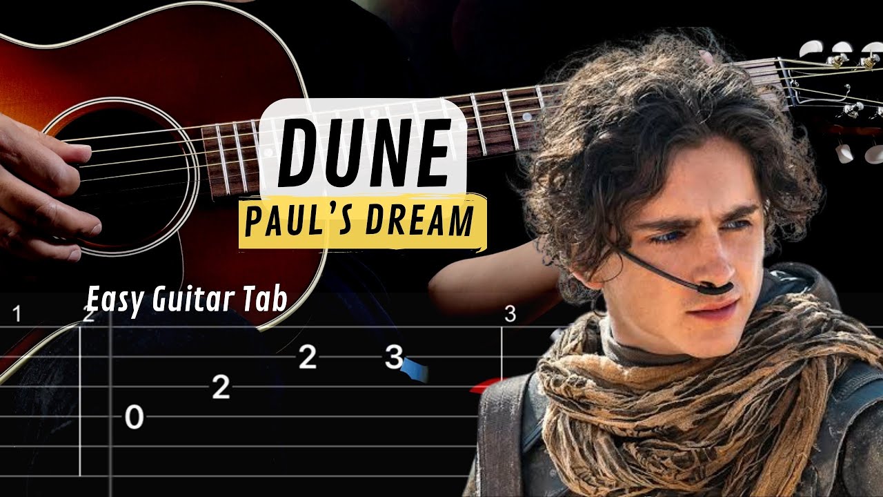 Dune - Paul's Dream | Easy Guitar Tutorial | Guitar Lesson | Tabs - YouTube