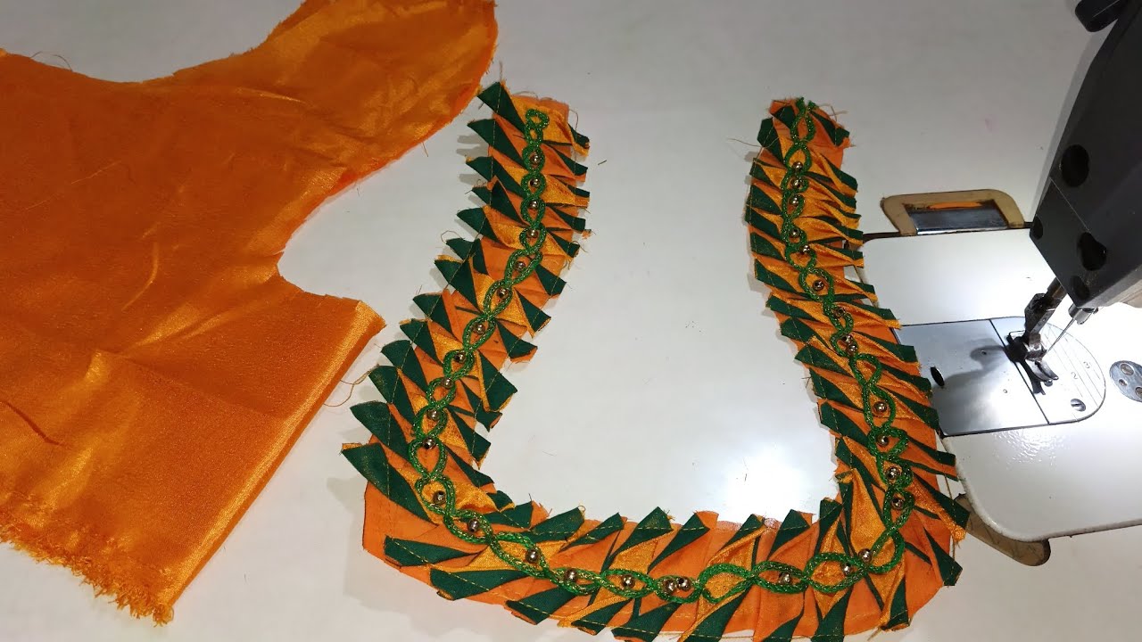 Beautiful Back Design For Blouse Cutting and stitching || Blouse Back ...