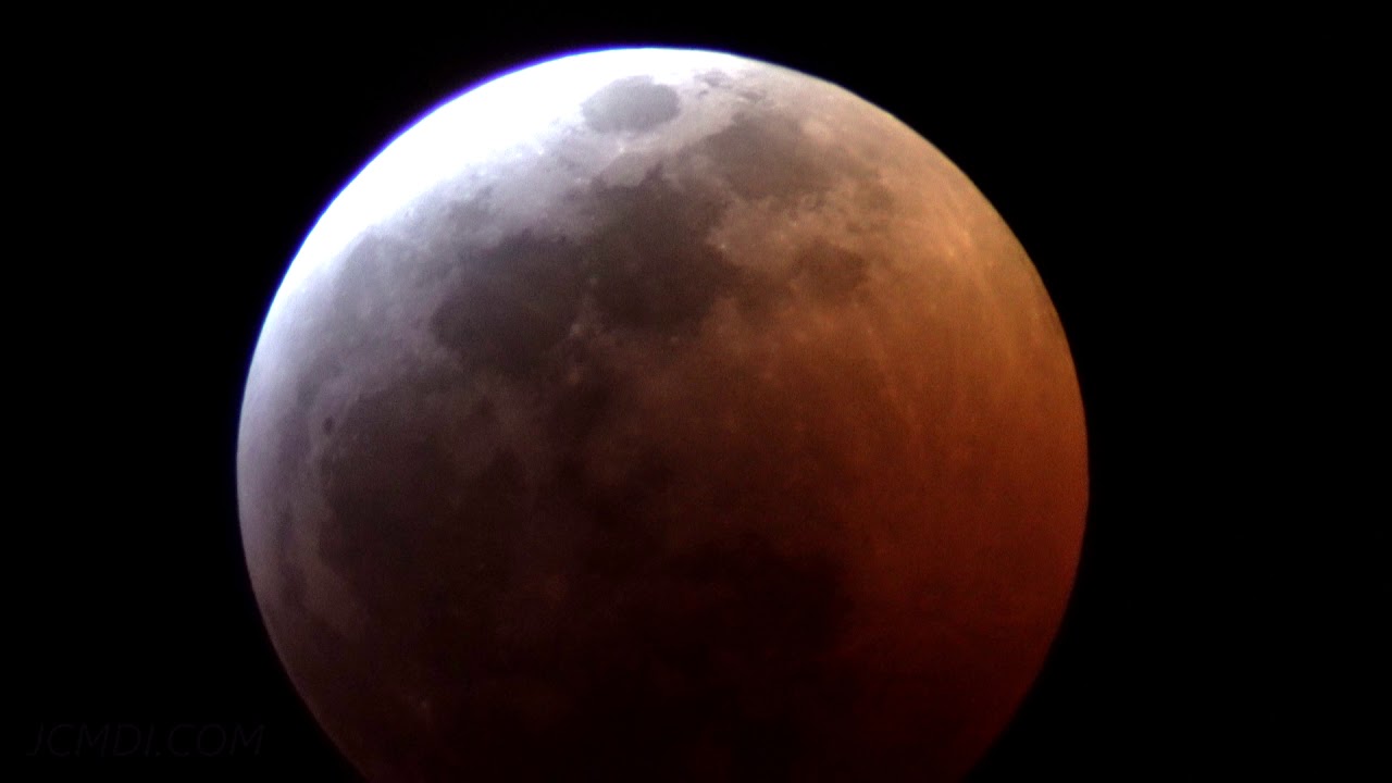Total lunar eclipse 2019 Telescope and Timelapse V24849 - YouTube