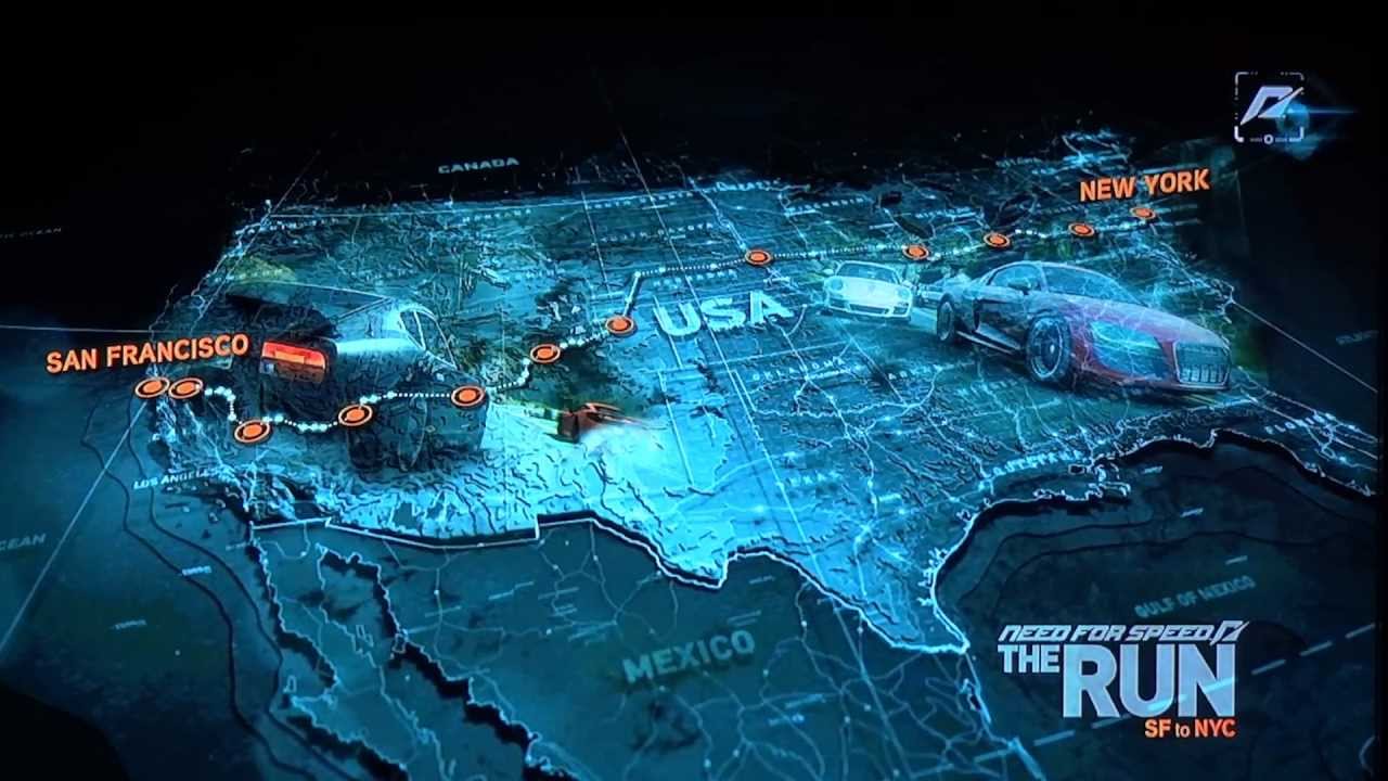 Nfs The Run Map