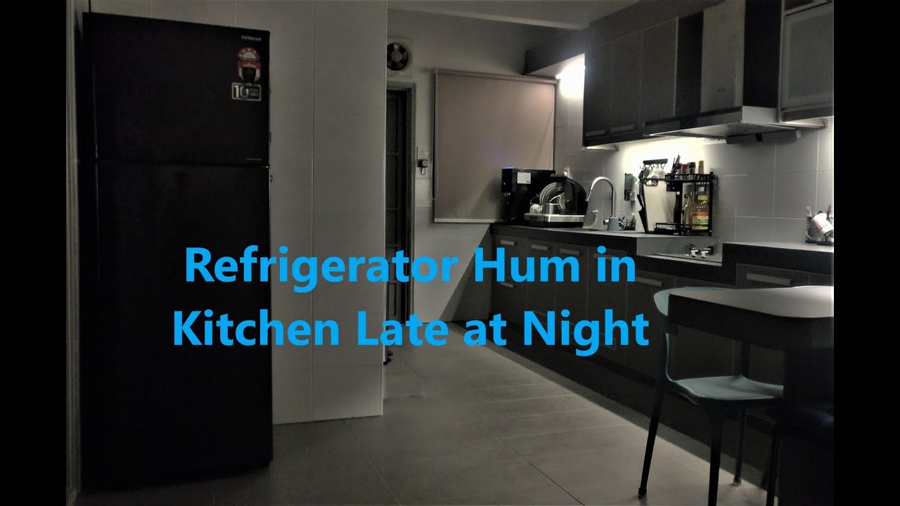 Refrigerator Hum Background Ambience at Night for Sleeping, White Noise ...