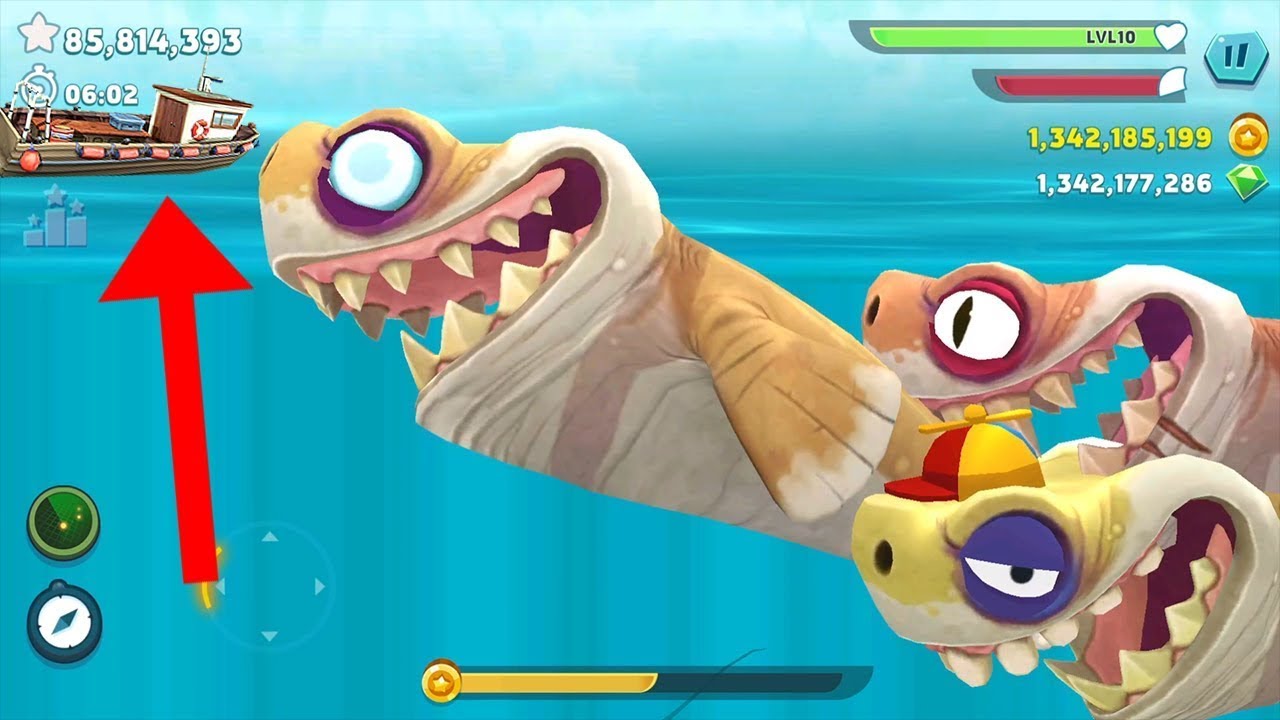 Hungry Shark Evolution - Giant Monster Fin, Finn n Finny New Special ...