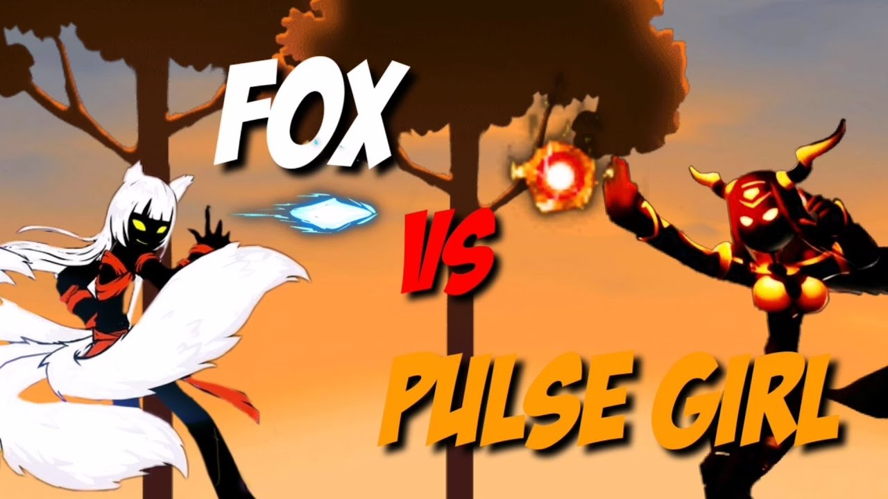 League of Stickman - Fox vs Pulse Girl - YouTube