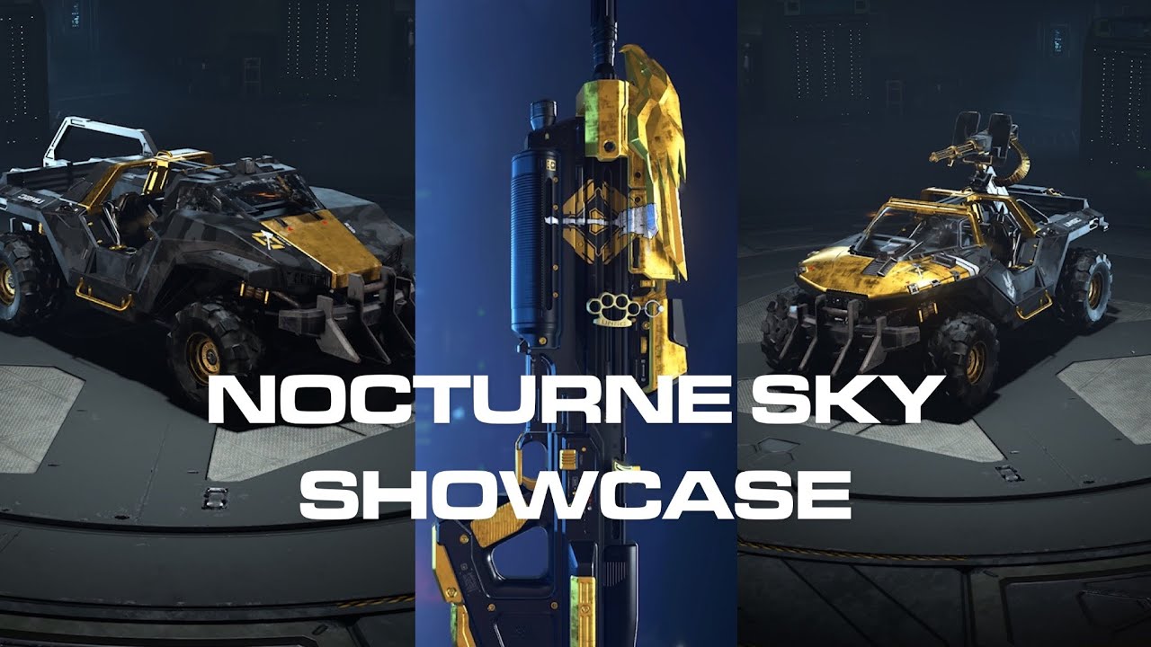 Nocturne sky - Rockstar Promotion - in game showcase - Halo infinite ...