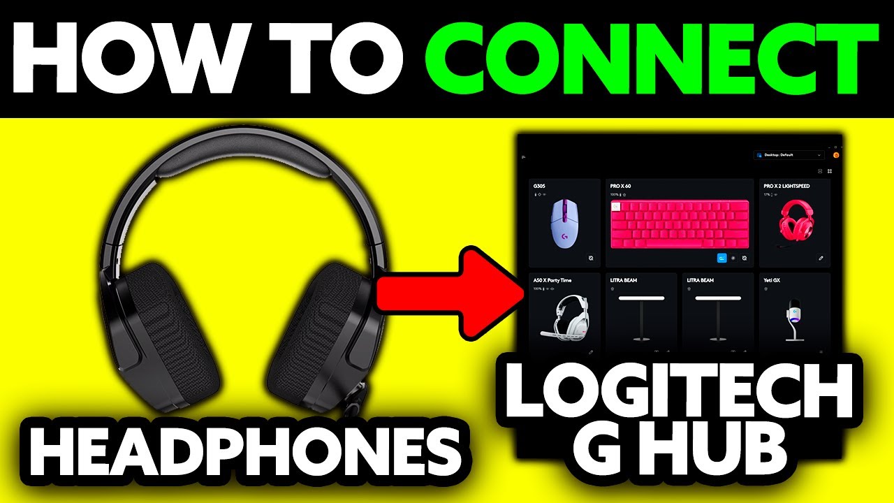 How To Connect Headphones to Logitech G HUB (2025) - Step by Step - YouTube