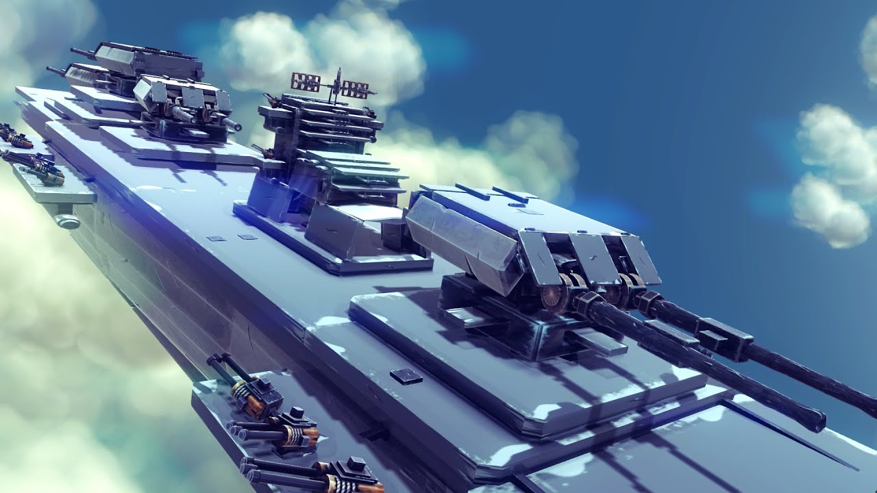 Aerial Battleship | My Besiege Creations #33 - YouTube