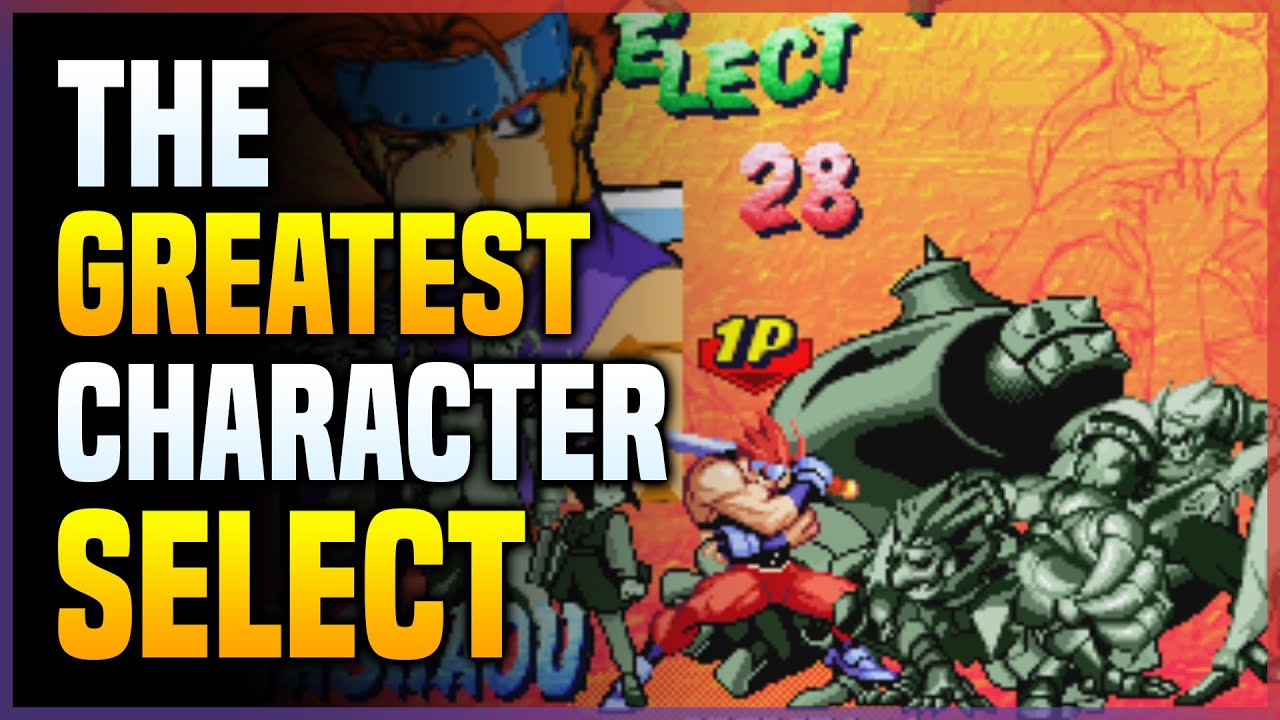 The Greatest Character Select Screens of The 1990's (Part 4) - YouTube