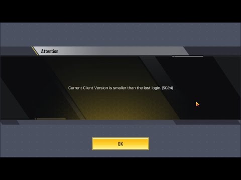 Call of duty how to fix "Current client version is smaller than the last log in. (5024) - YouTube