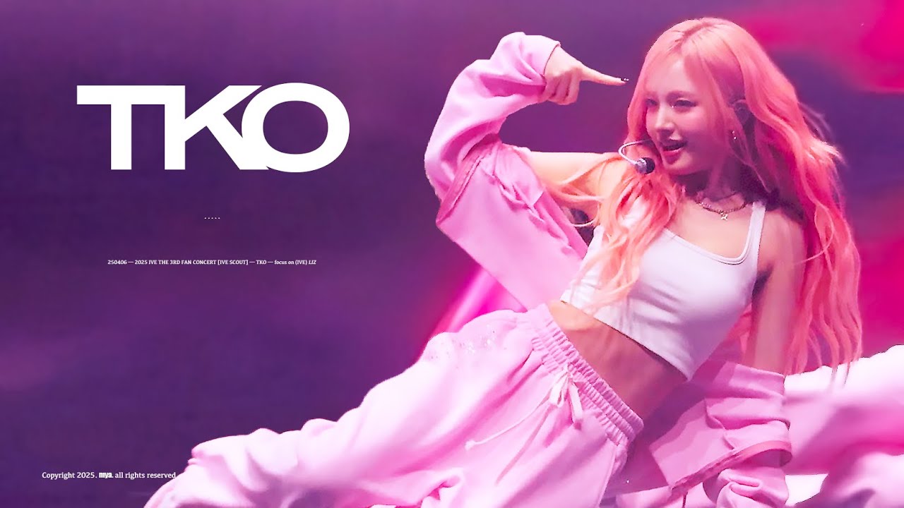 [4K] 250406 2025 IVE THE 3RD FAN CONCERT 〈IVE SCOUT〉 | TKO | IVE LIZ 아이브 리즈 직캠 fancam - YouTube