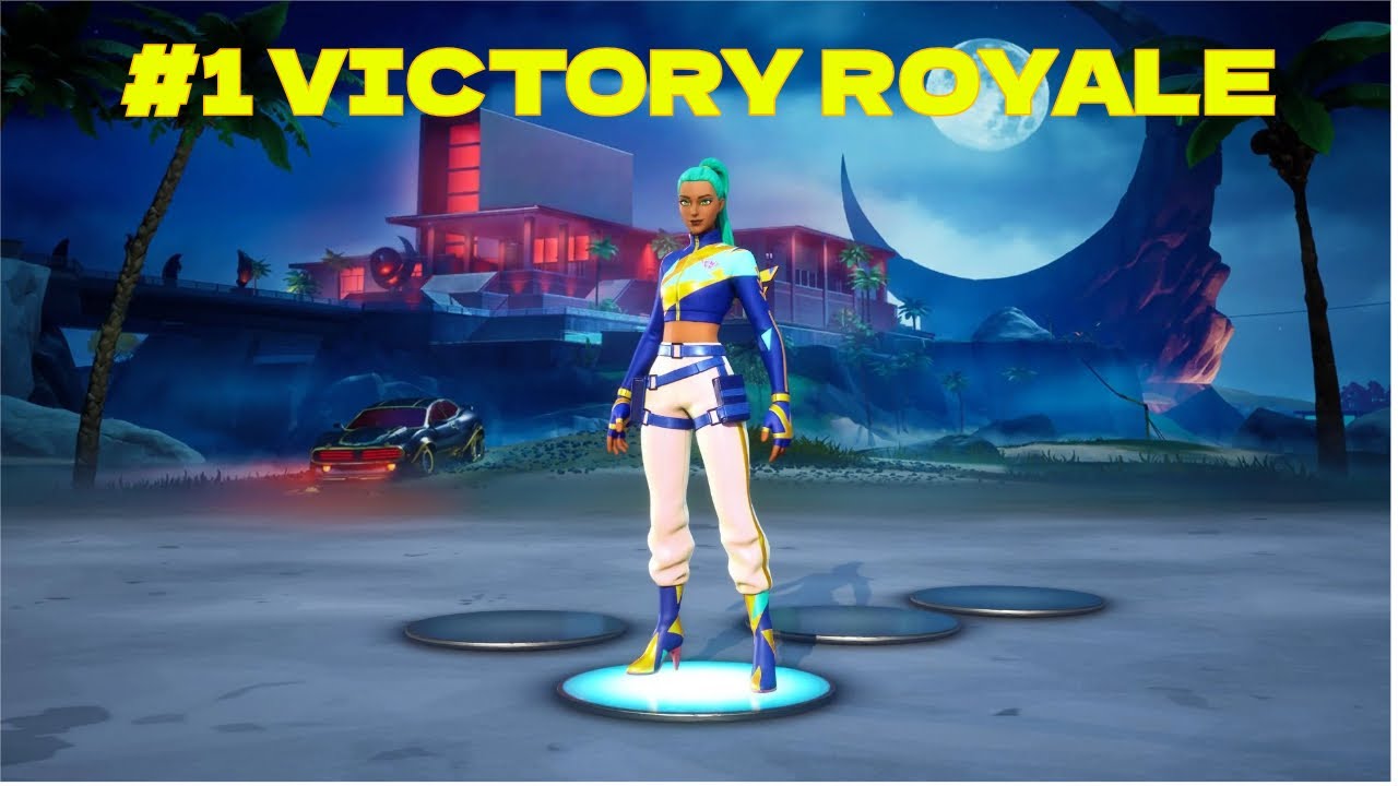 #1 Victory Royale Win on Fortnite with Champion Kyra - YouTube