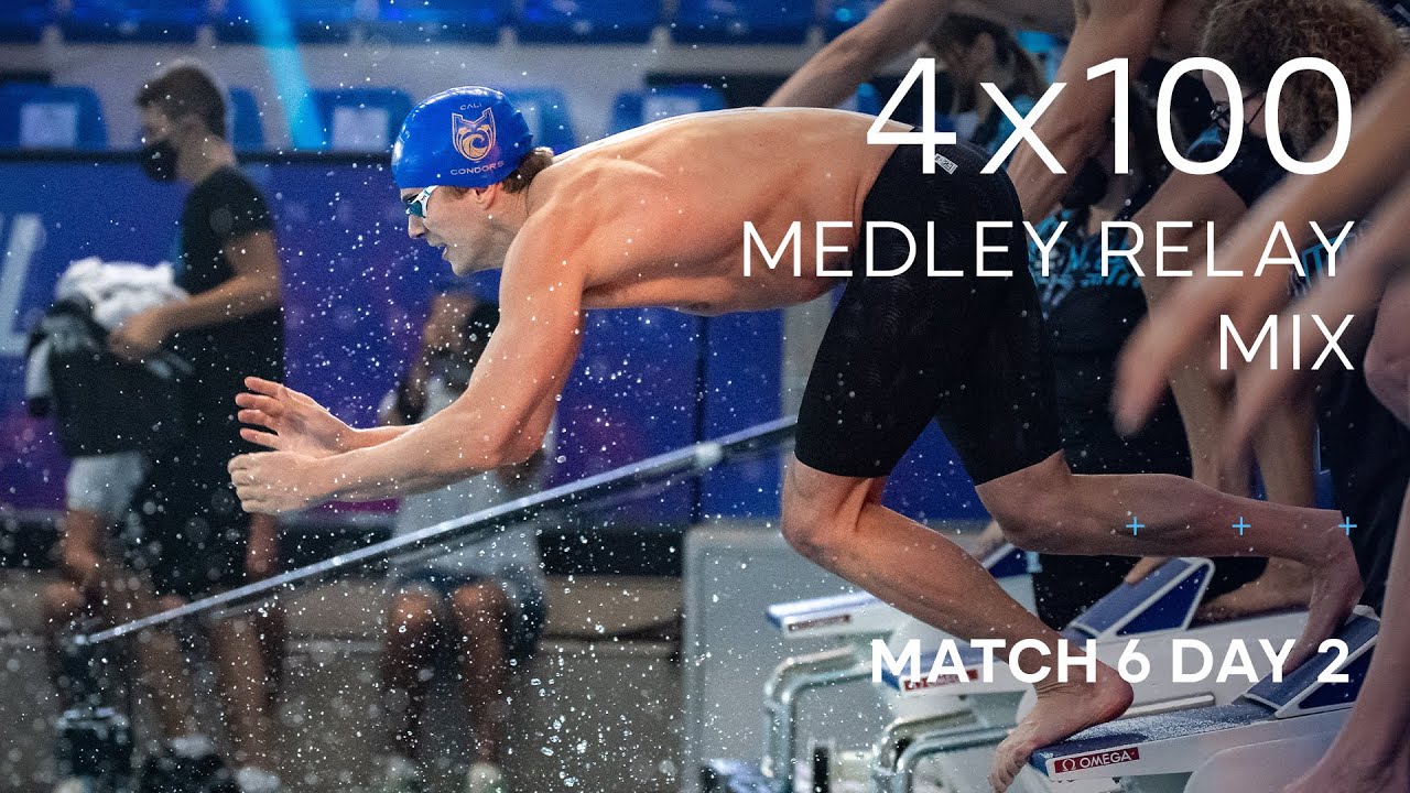 Mixed 4x100m Medley Relay | PLAYOFF MATCH 6 (17/18) DAY 2 - YouTube