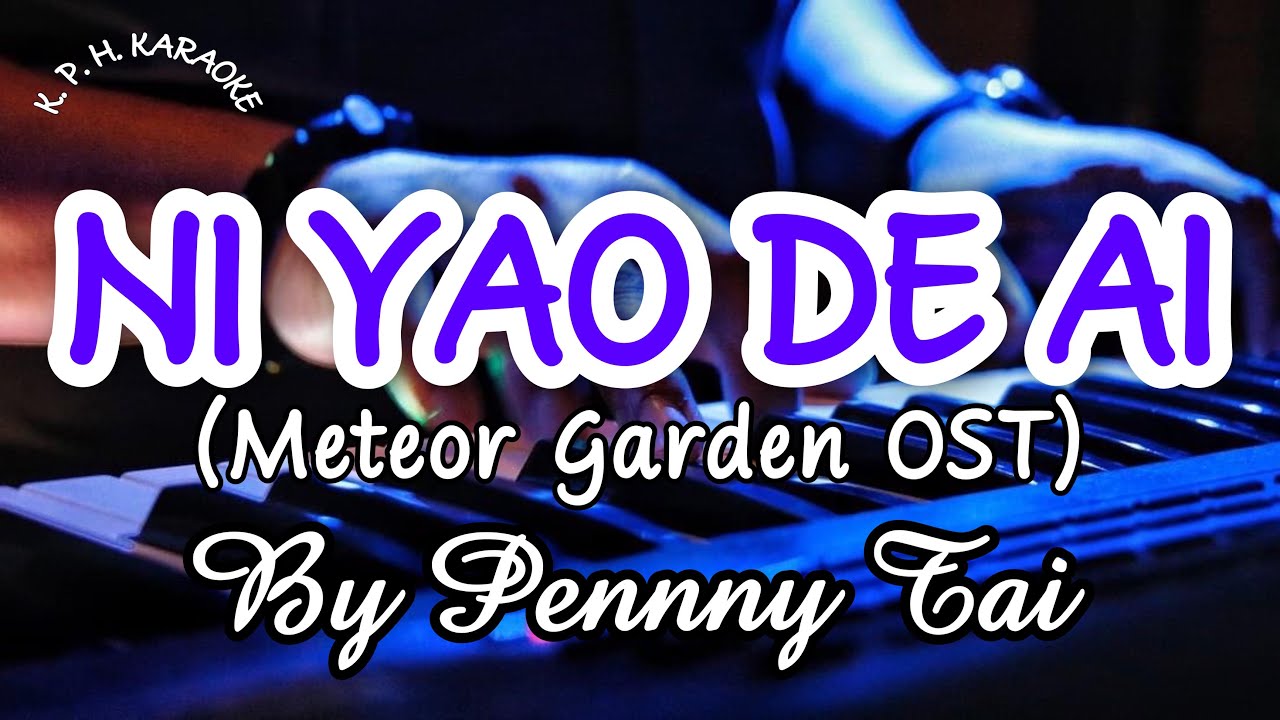 🎵 NI YAO DE AI By Penny Tai 🎵 Meteor Garden OST 🎵 Chinese Pinyin Lyrics ...