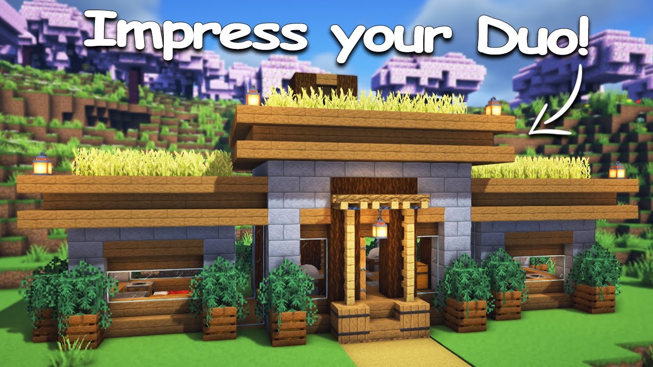 Minecraft Awesome Duo House Tutorial 🏡 - YouTube