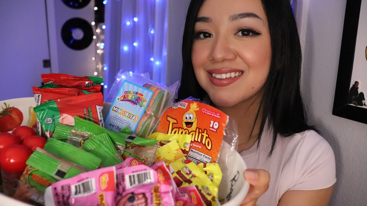 ASMR Eating More of My Favorite Mexican Candy🇲🇽🍭 - YouTube