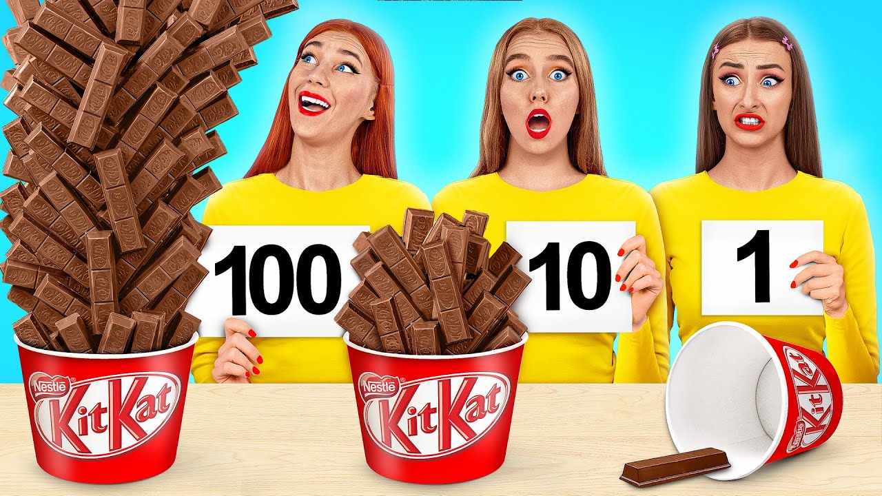 100 Layers of Food Challenge | Funny Situations by Multi DO Challenge ...