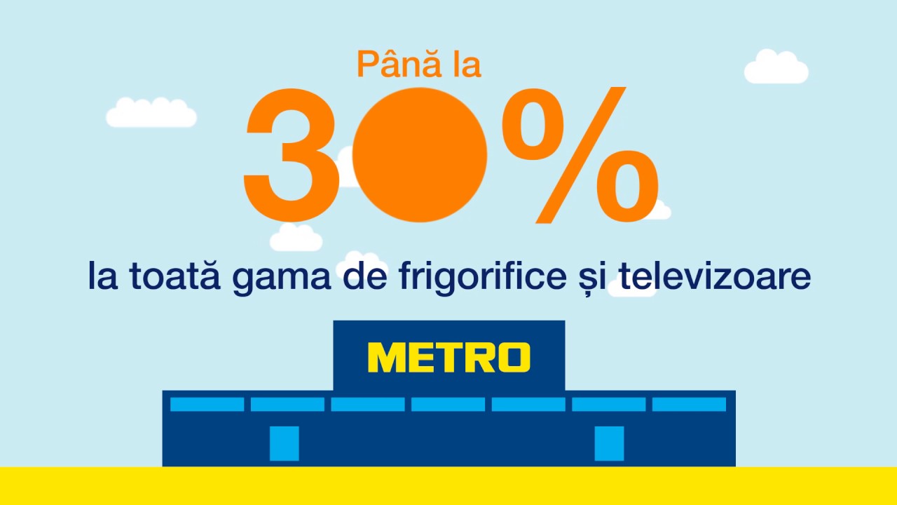 METRO - REDUCERI 30% Frigorifice si Televizoare - 20-24.06.2017 ...