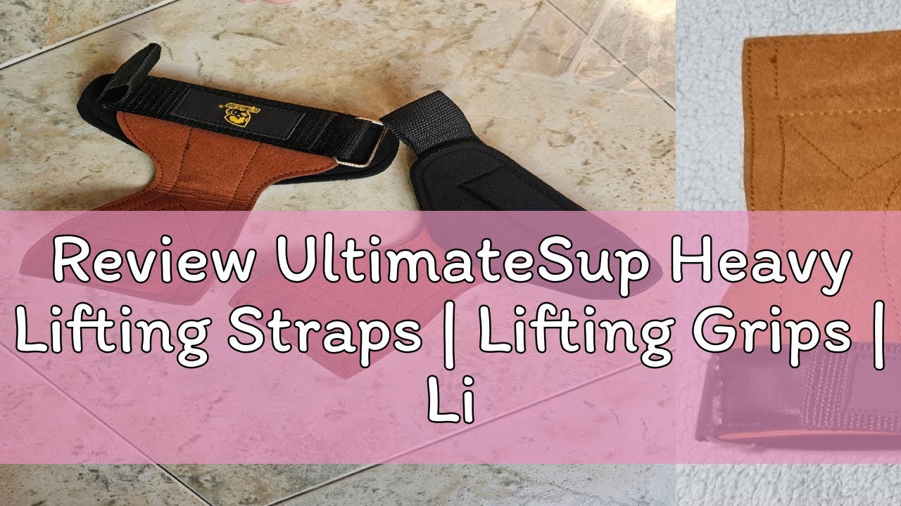 Review UltimateSup Heavy Lifting Straps | Lifting Grips | Lifting ...