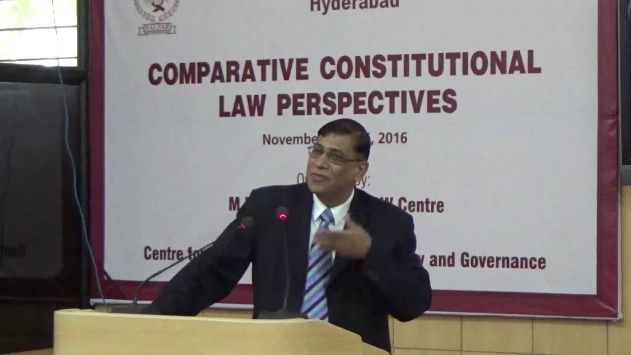 Inaugural address | Justice Jeevan Reddy | Costitutionalism | Nalsar ...