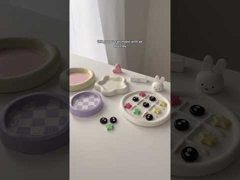 Things to make with air dry clay! #diy #clay