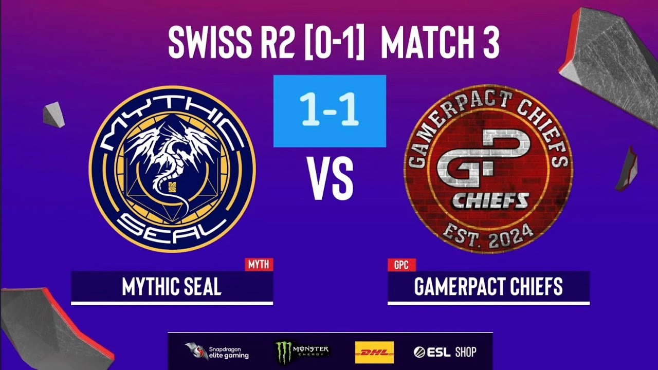 SPS OPEN FINALS | ROUND 2 | GAMERPACT CHIEFS VS MYTHIC SEAL GAME 3 ...