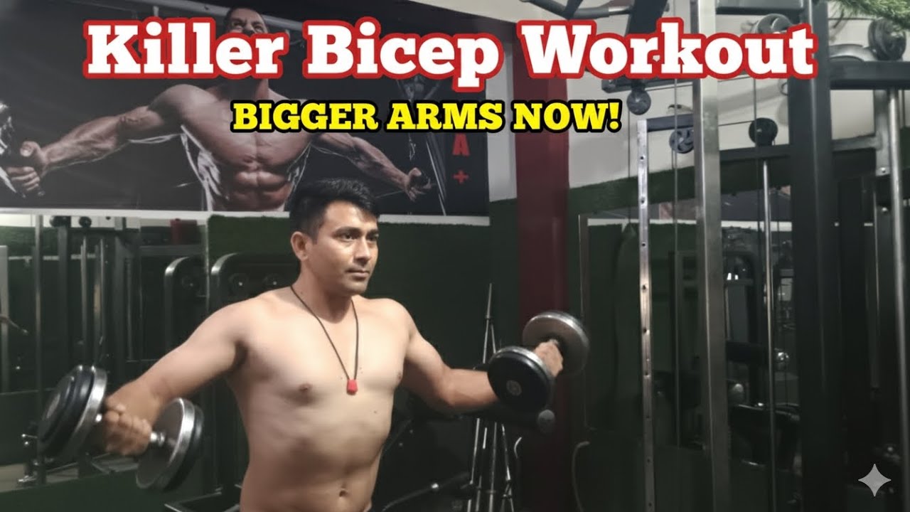 "Arms on fire 🔥। Killer bicep workout" day 17 blog"🔥 - YouTube