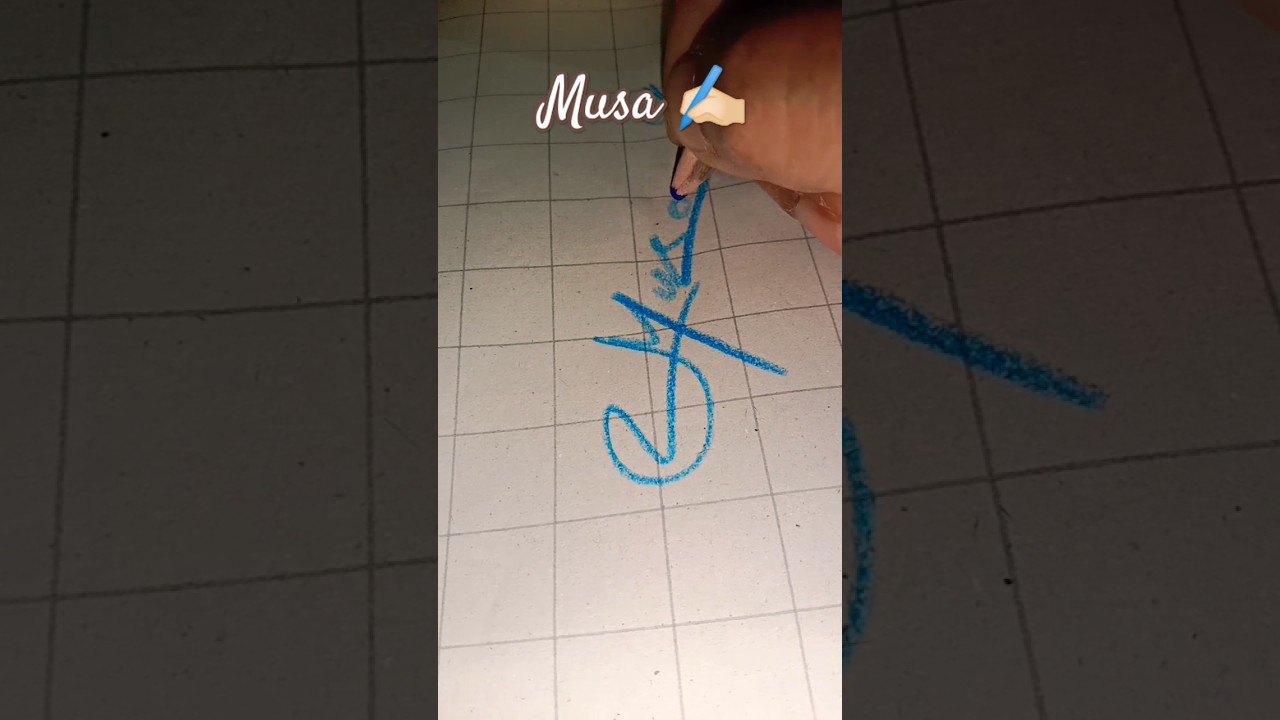 Musa Signature l What's your name #signit #signature #youtubeshorts # ...