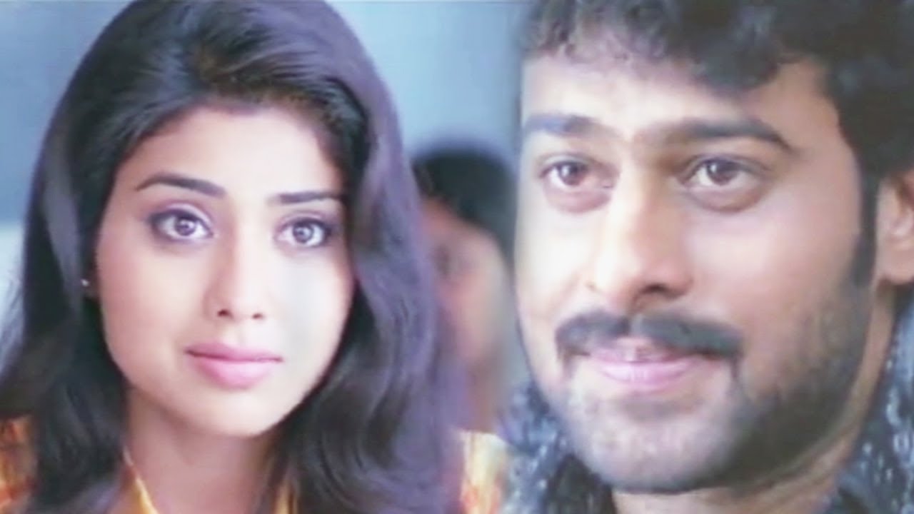 Prabhas & Shriya Saran Love Scene | Telugu Cinemas - YouTube