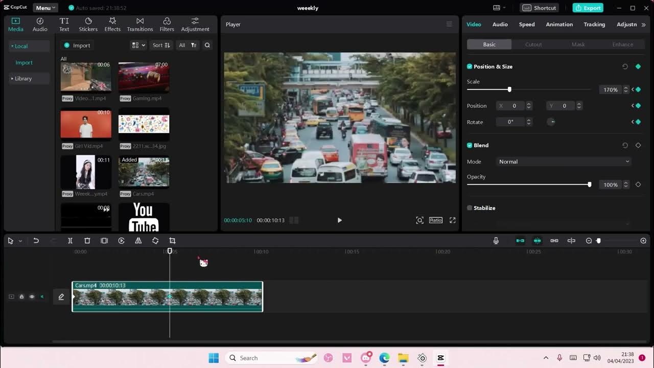 How You Can Create This Zoom In Video Effect Using Keyframes On CapCut PC? NEW UPDATE May 2023 ...