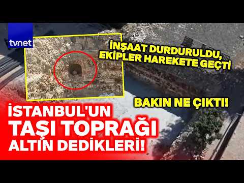 KENTSEL DÖNÜŞÜM SIRASINDA BULUNDU! İNŞAAT ACİLEN DURDURULDU: Bakın yerin altından ne çıktı!