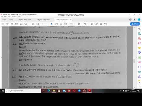 Physics 2nd year Exercise Short Questions (Ch#15)