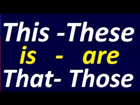 İNGİLİZCE NESNELERİ VE İNSANLARI NASIL İŞARET EDERSİN? EN KOLAY 4 KELİME İLE ÖĞRENİN !