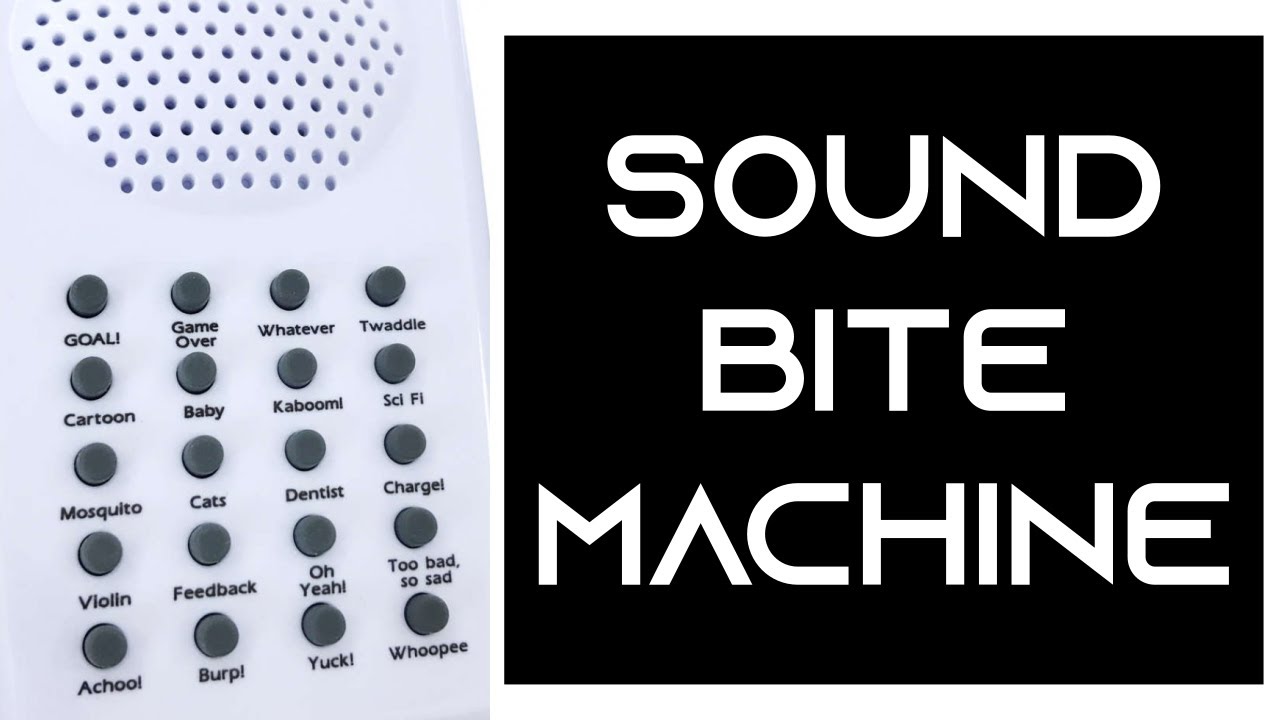 Dashing Sound Bite Machine - YouTube