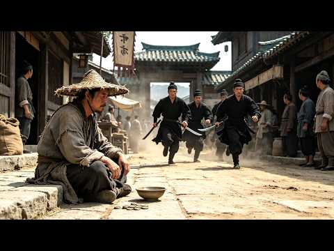 流浪大漢竟是隱世功夫宗師，出手秒殺一眾惡徒，驚險救下黑衣女子！ 💥 中國電視劇 | KungFu