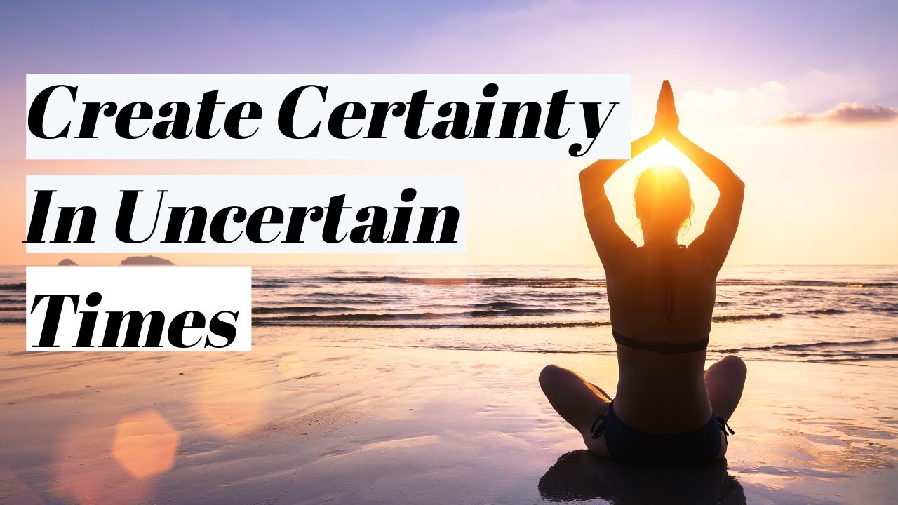 How to Create Certainty In Uncertain Times l Peggy McColl - YouTube