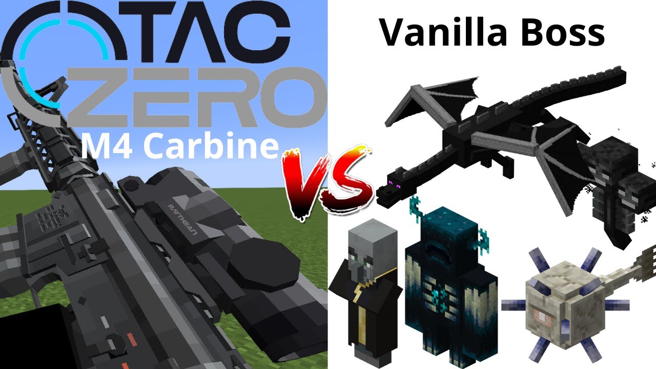 Minecraft | Timeless and Classic: Zero | M4 Carbine vs Vanilla Boss ...