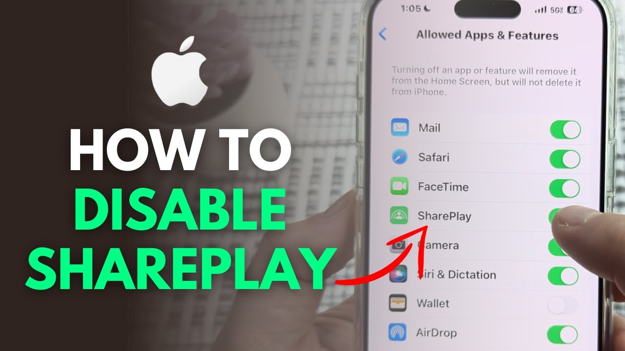 How To Disable SharePlay On iPhone Completely - YouTube