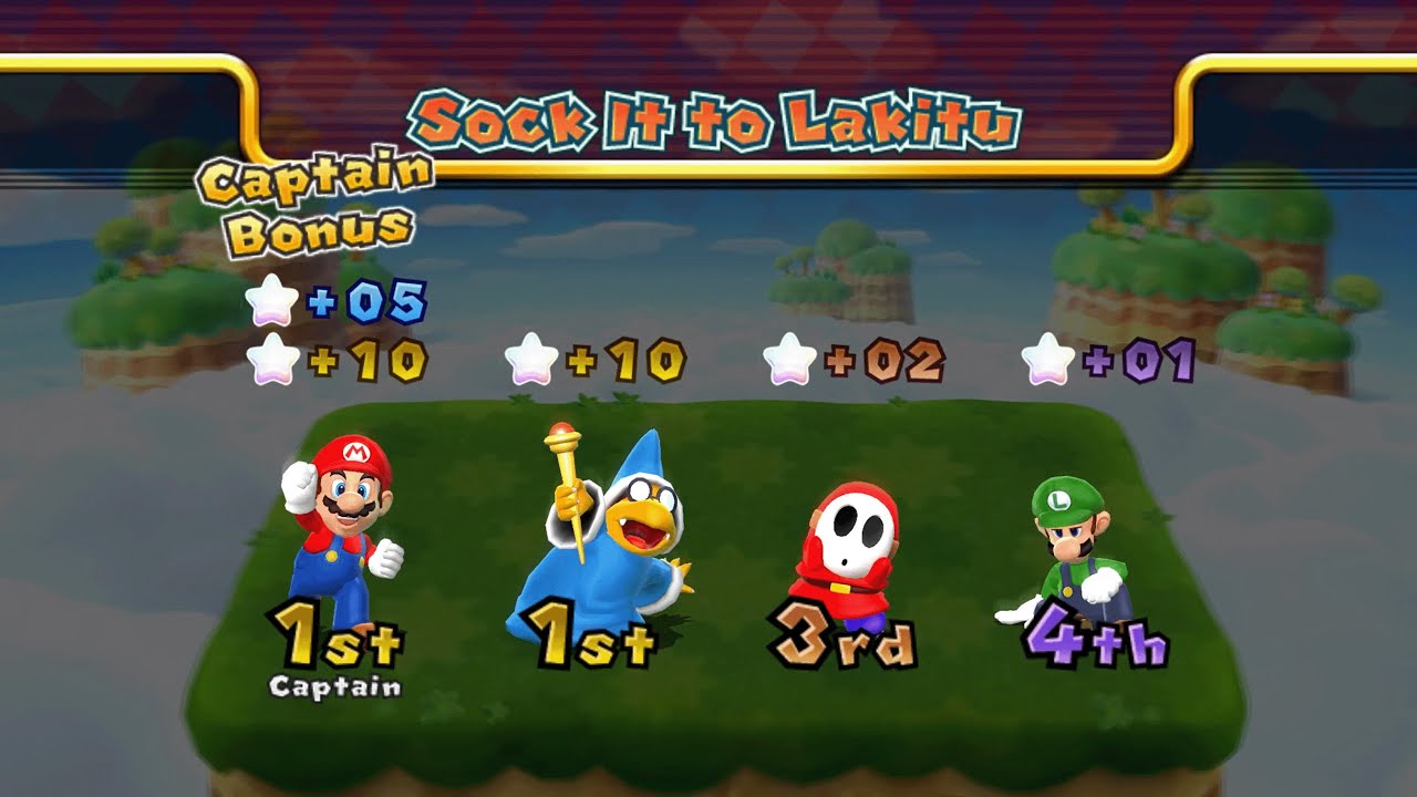 Mario Party 9 - Mario vs Luigi vs Magikoopa vs Shy Guy - Toad Road ...
