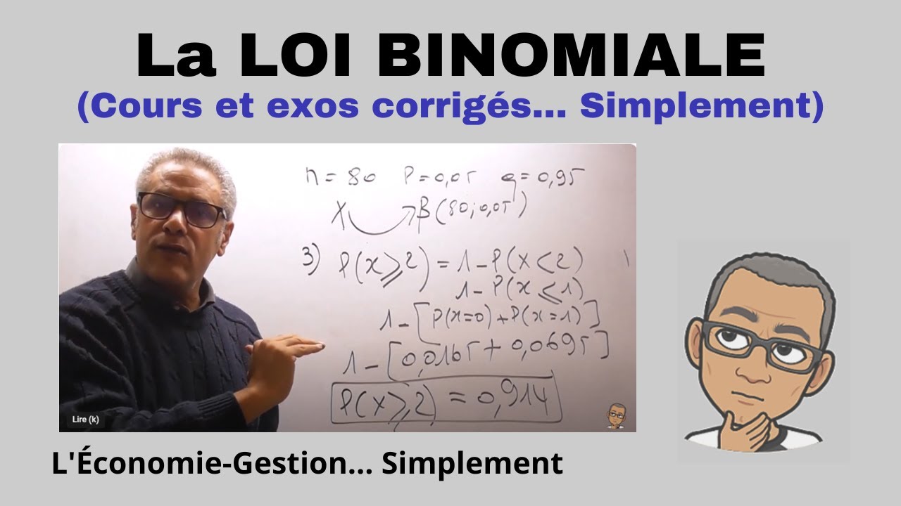 Apprendre la LOI BINOMIALE (TD-corrigé)... Simplement. - YouTube