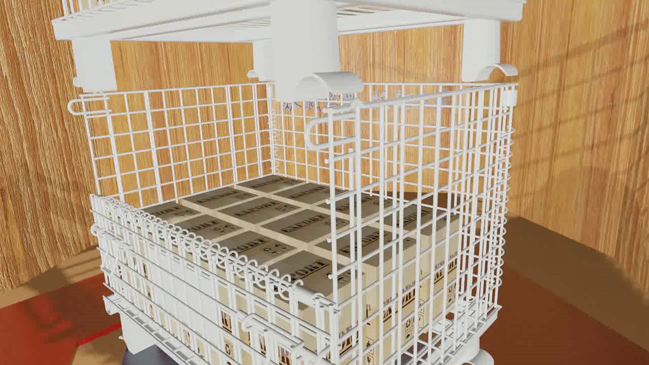 wire mesh container - YouTube