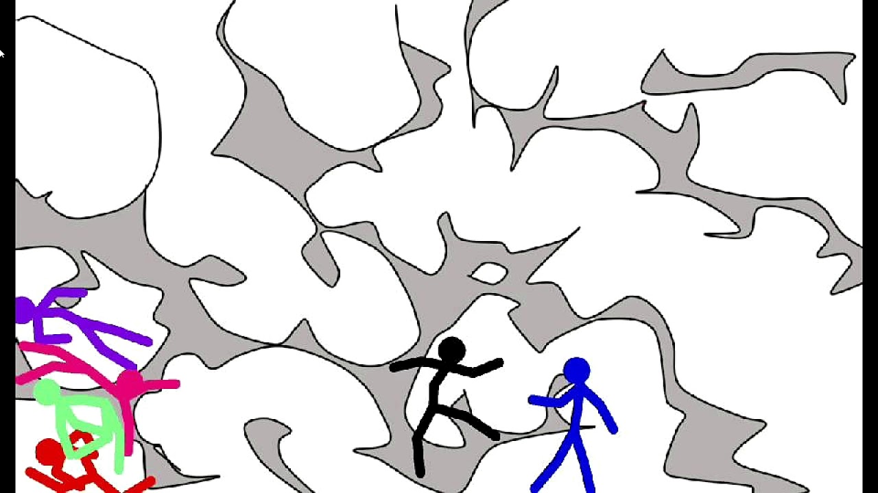 STICKMAN FIGHT (PIVOT ANIMATOR) - YouTube